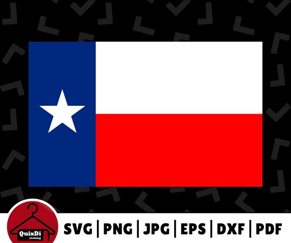 Texas Flag SVG TX Flag Vector Cut File American State Flag - Etsy