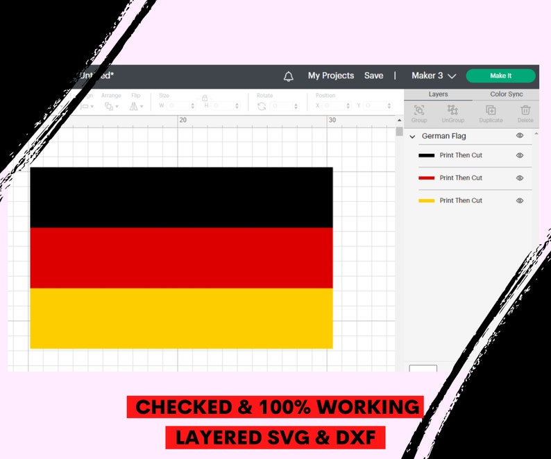 German Flag SVG, Deutschland Flag Clipart, German National Banner ...