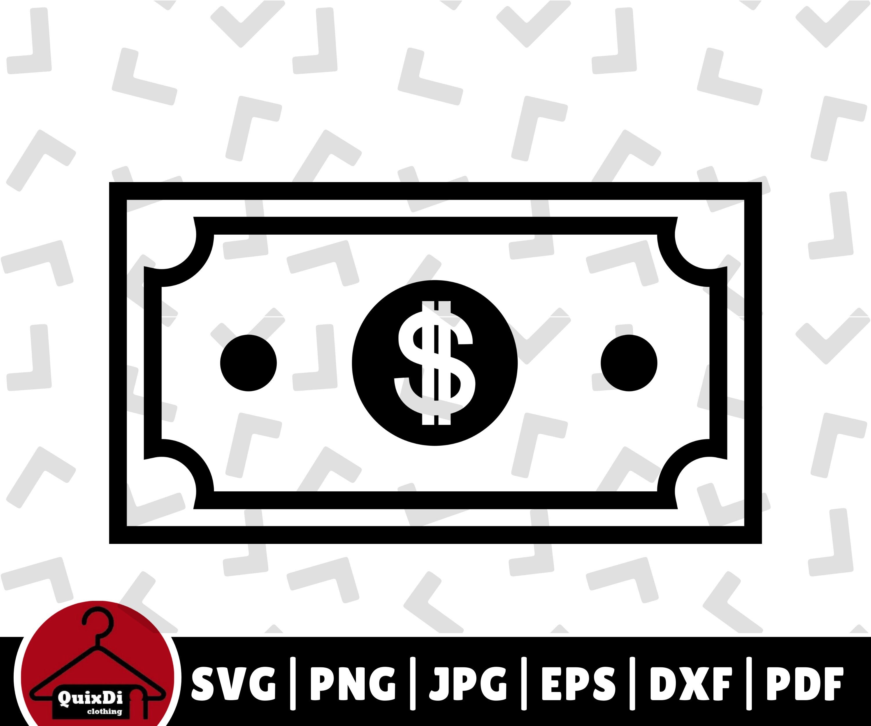 Dollar Bill Outline Svg, Money Dollar Paper Bill Board Games Clip Art ...