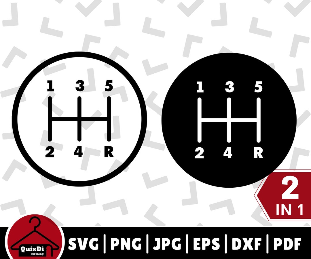 Gear Shifter SVG Files, Car / Automotive Clip-art, Stick Shift Bat ...