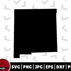 New Mexico State SVG, New Mexico Map Cut File, States of America ...