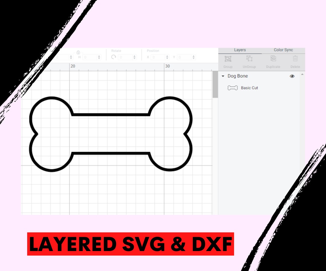 2 in 1 Dog Bone Svg Dog Bone Outline Vector Clip Art | Etsy