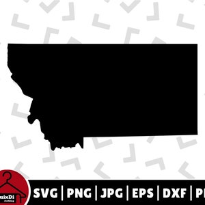 Montana State SVG, Montana Map Vector File, States of America ...