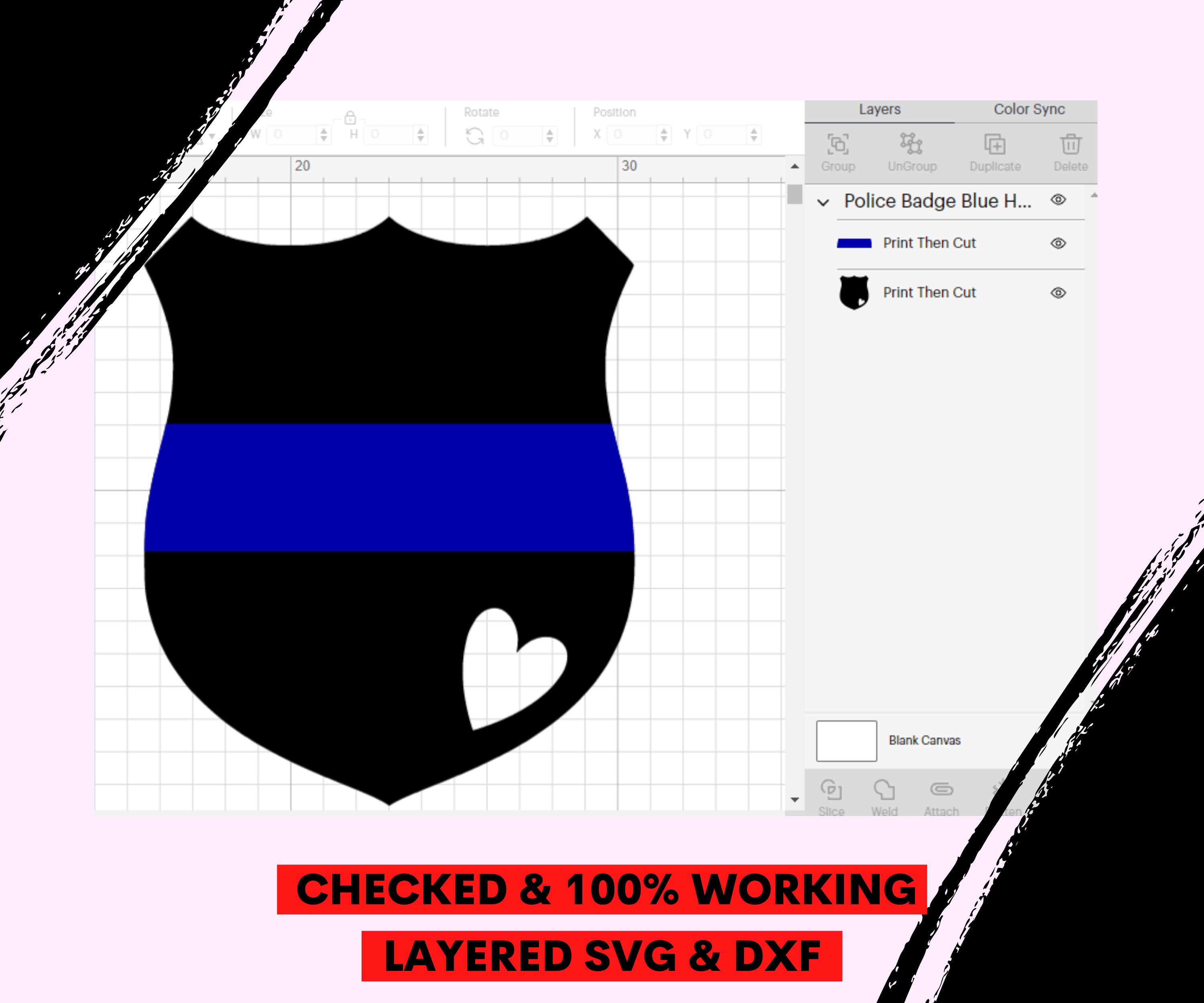 Love Heart Police Badge Svg Police Wife Clipart Love Police - Etsy