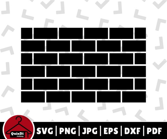 Brick Wall SVG Brick Wall Pattern Cut Files Cnc File - Etsy