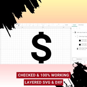 Dollar Sign Svg, Money Sign Svg, US Currency Clipart Vector Cut File ...