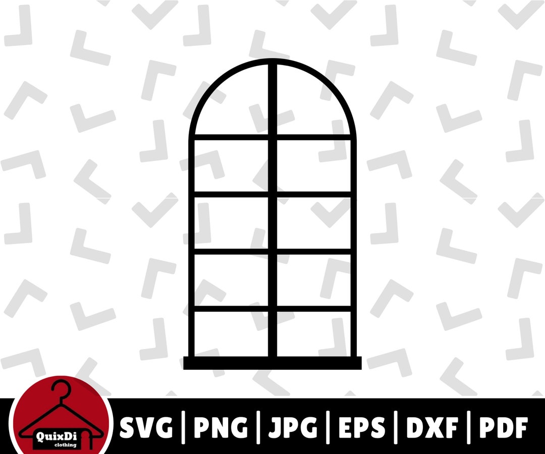 Window SVG, Window Frame Cutfile Cnc File, Silhouette - Cricut ...