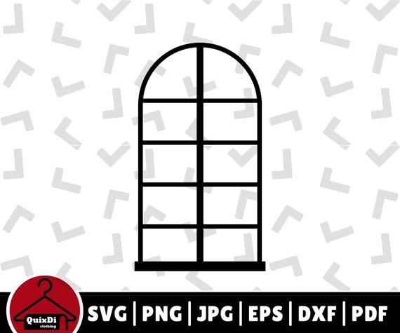 Window SVG Window Frame Cutfile Cnc File Silhouette Cricut - Etsy