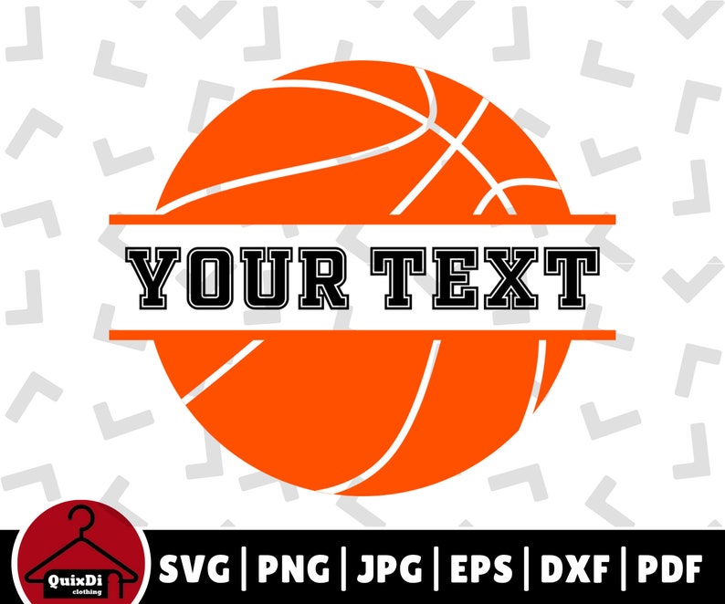 Basketball Split Monogram Svg Basketball Frame Cut File - Etsy