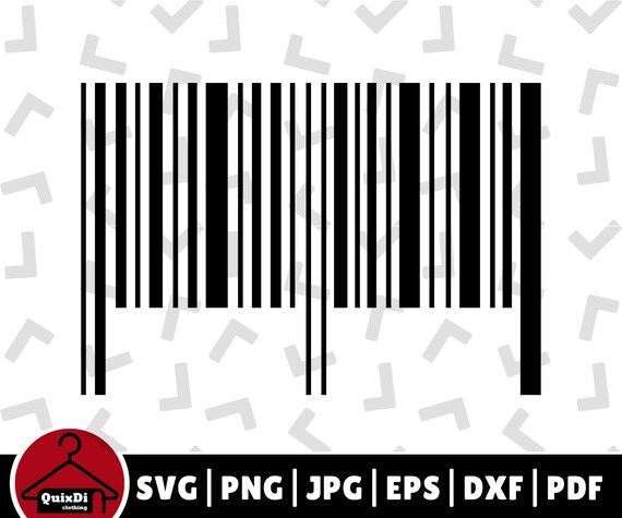 Barcode SVG Plain Barcode Cut Files Scan Bar Vector File - Etsy