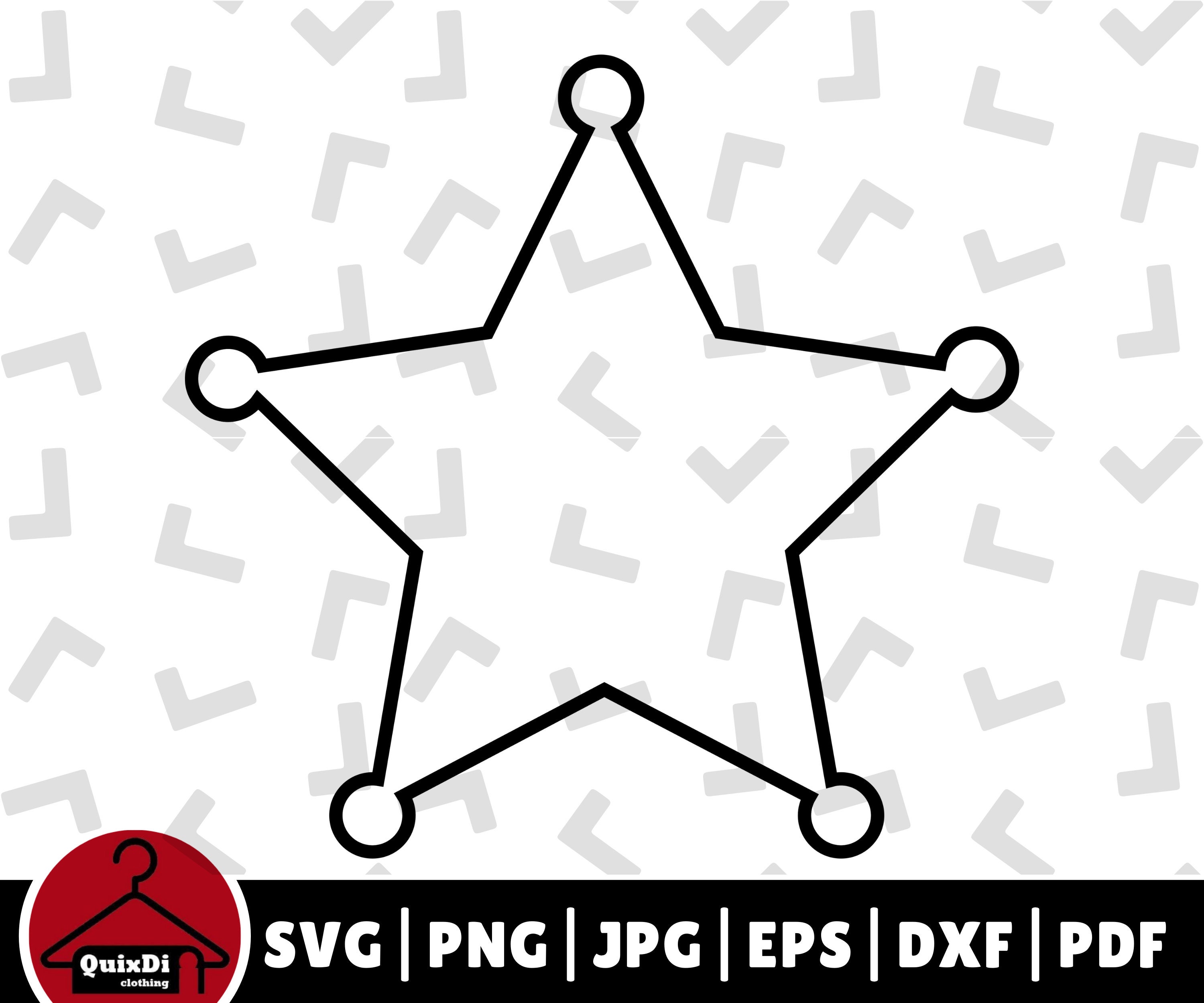 Sheriff Badge Outline