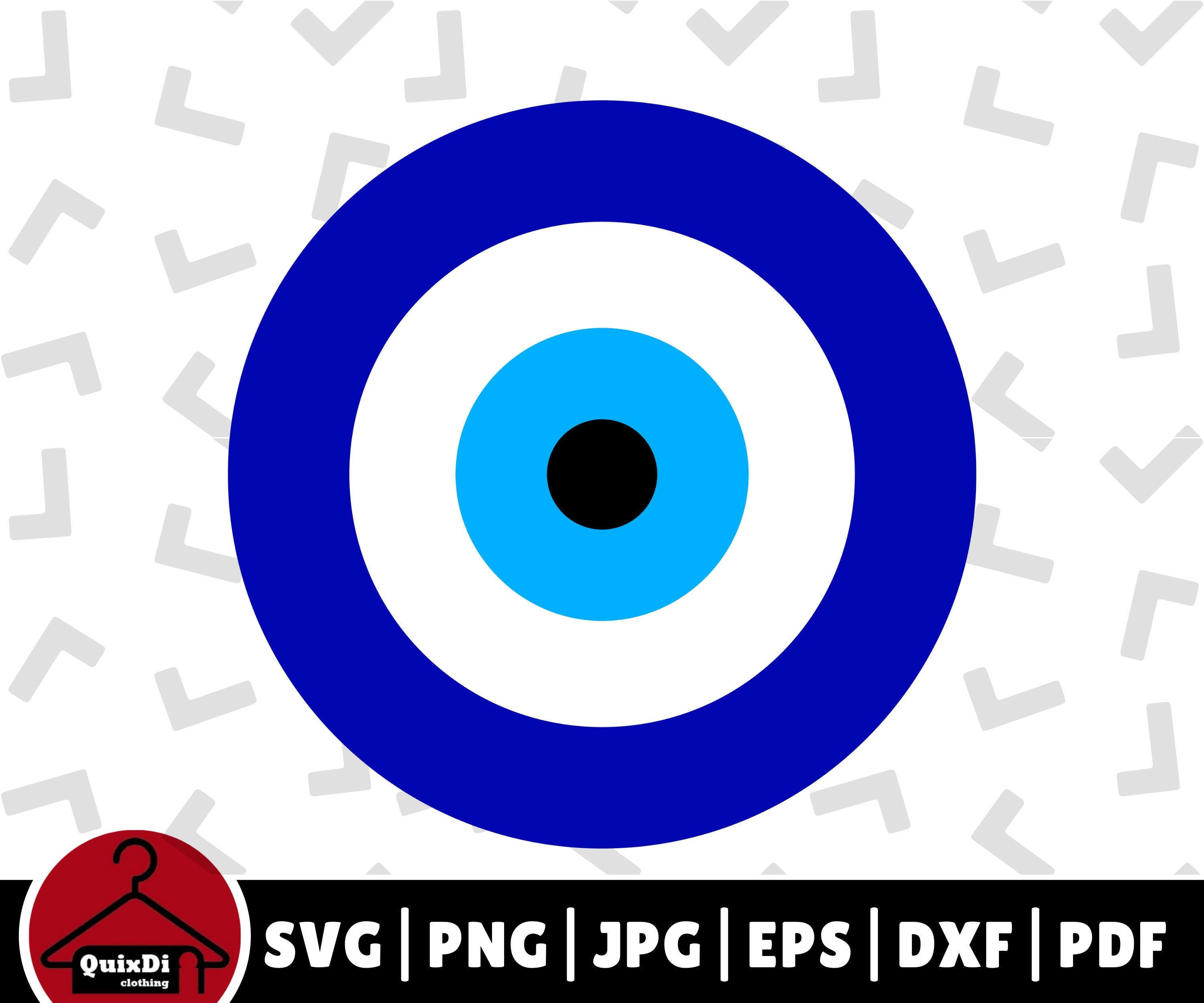 Evil Eye SVG Clipart Good Luck Eye Svg Turkish Eye Greek - Etsy UK