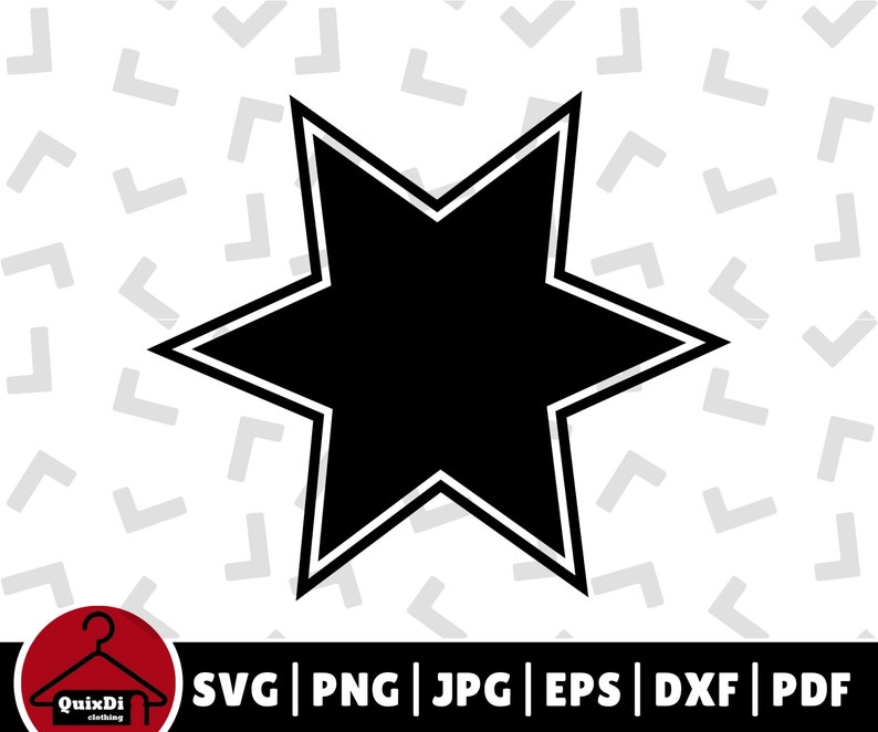 Stella a sei punte Svg Cut File Decorazioni natalizie Stella - Etsy Italia
