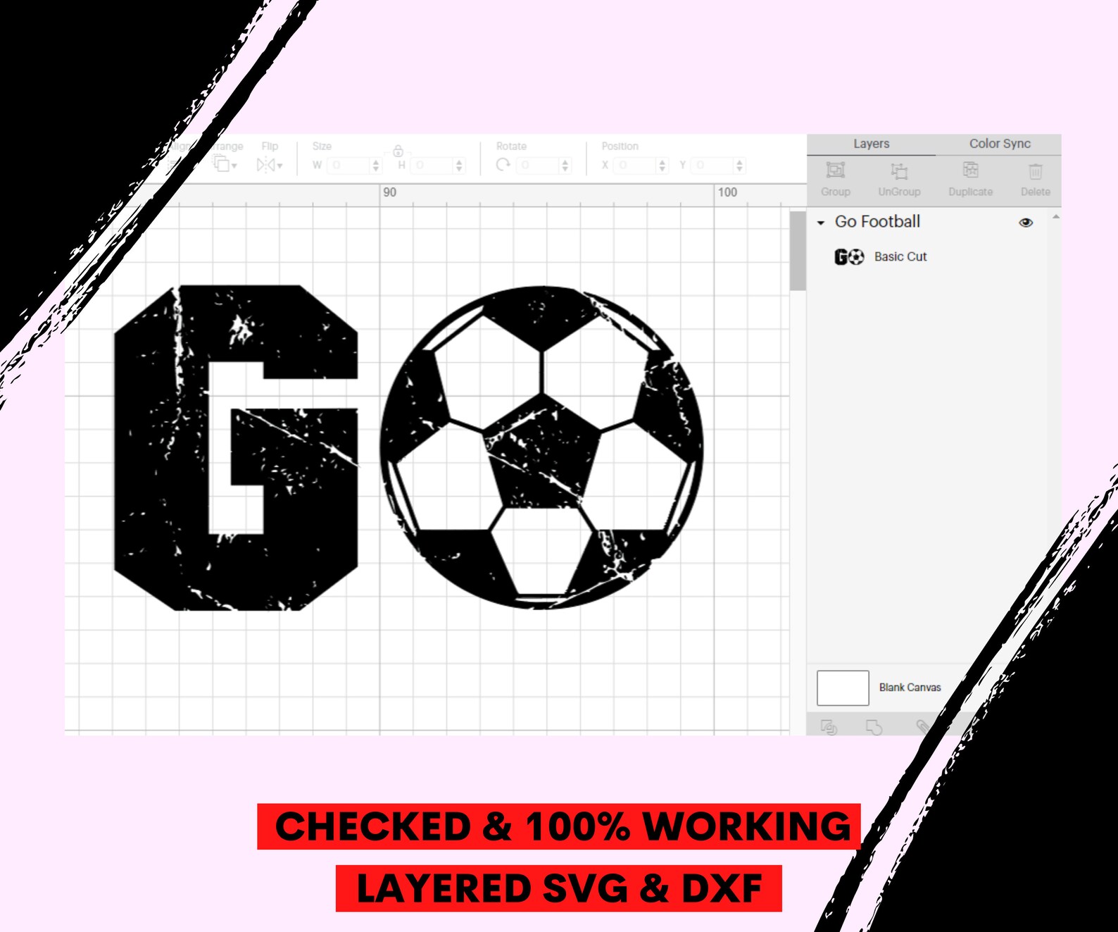 GO Soccer SVG Go Football Clip Art Distressed Grunge Sports - Etsy
