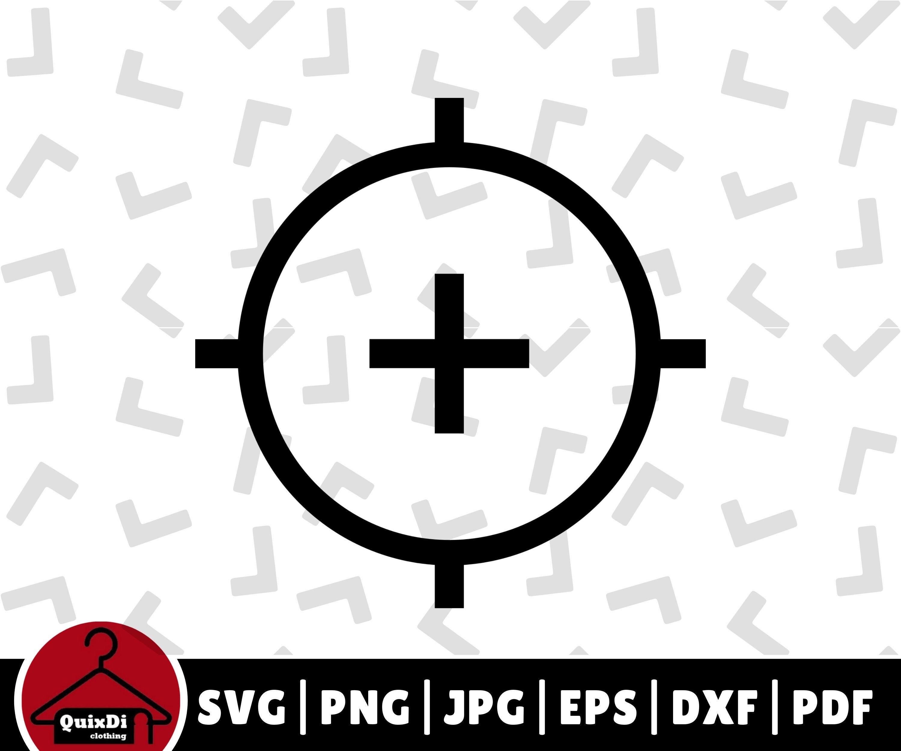 Target SVG Instant Download Bulls Eye Png Sniper Scope - Etsy