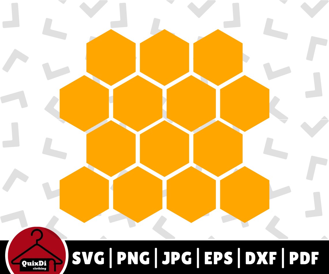Honeycomb SVG Honeycomb Pattern Clipart Cnc File Silhouette - Etsy