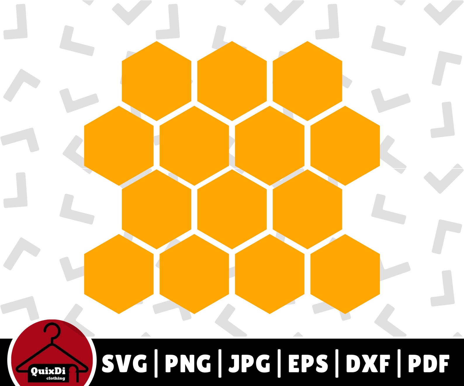 Honeycomb SVG Honeycomb Pattern Clipart Cnc File Silhouette - Etsy