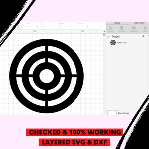 Target SVG File, Sniper Scope, Bulls Eye Clip Art, Hunting Target, Dart ...