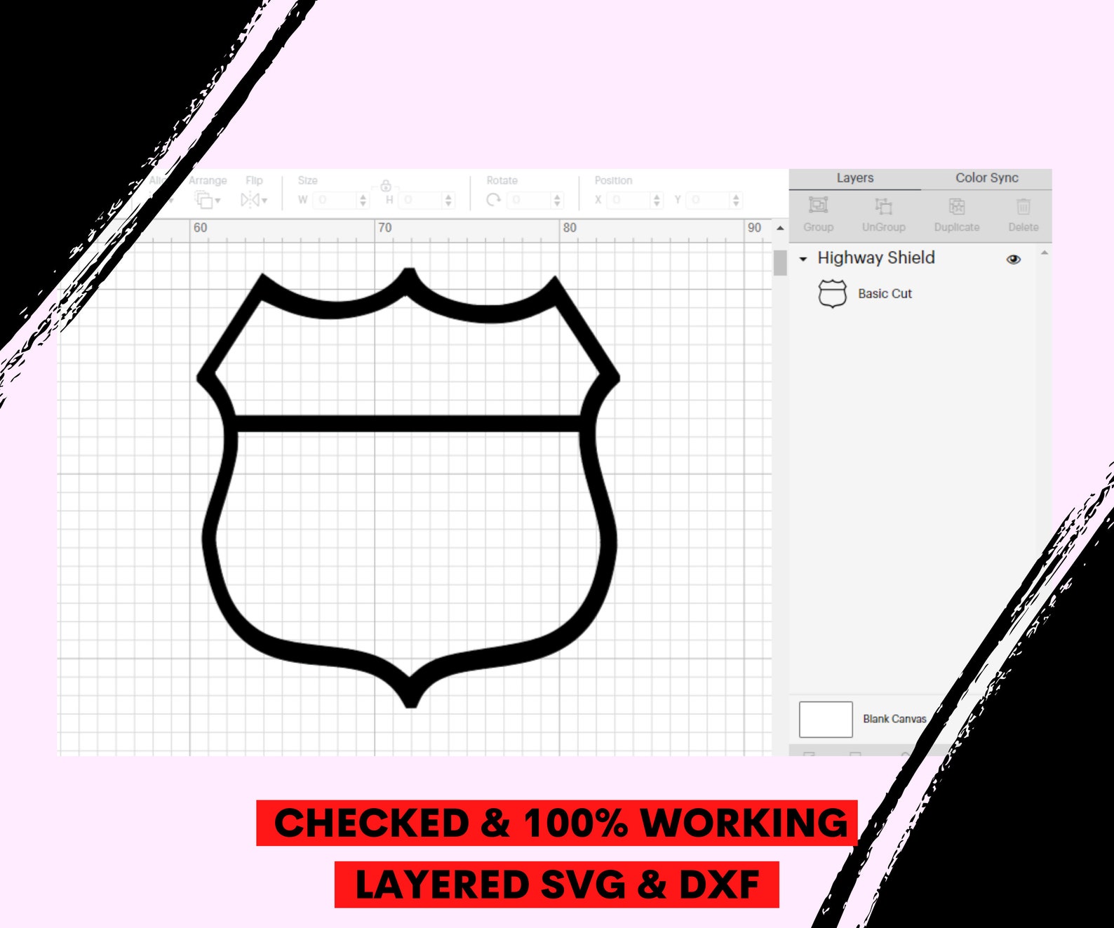 Highway Sign Svg Freeway Sign Shield Cut File Route Marker - Etsy