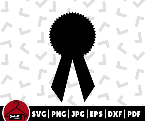 Award Ribbon SVG Medal Vector Cut File Silhouette Cricut - Etsy