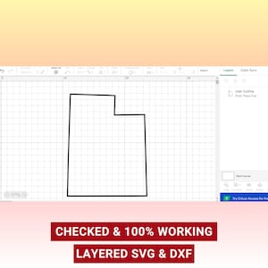 Utah Outline SVG, Utah State Map Vector File, American States ...