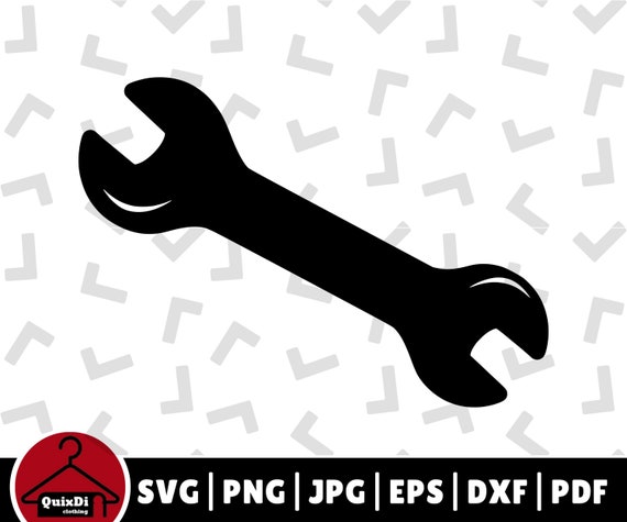 Wrench Tool Svg Spanner Vector Cutfile Cnc File Silhouette - Etsy