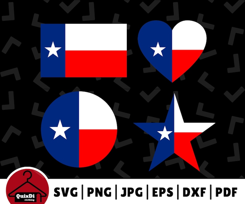 Texas Flag SVG Bundle Texas Flag Heart Love Texas Cnc File - Etsy