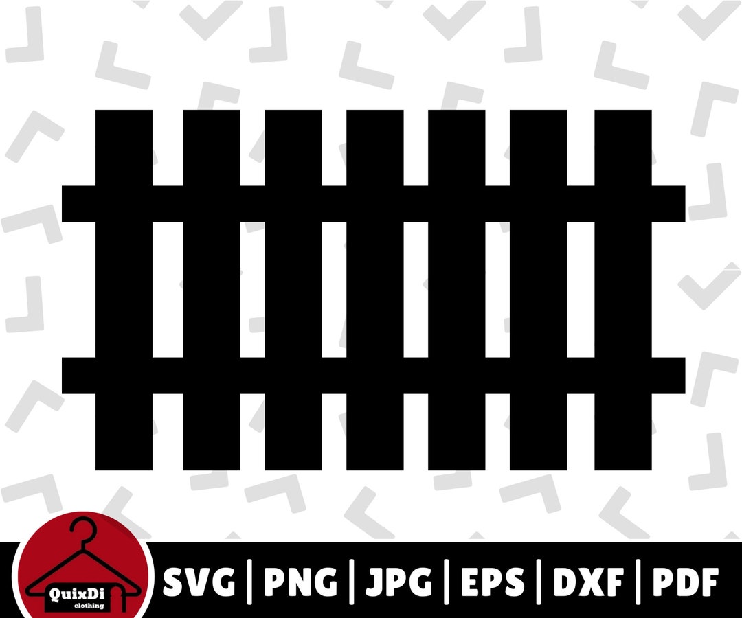 Wood Picket Fence SVG, Fence Clipart Cnc File, Silhouette Cricut ...