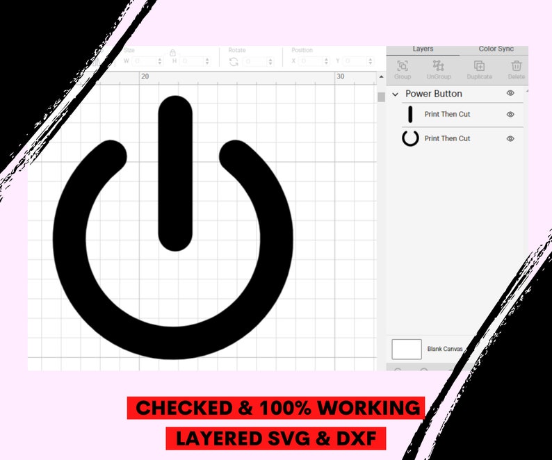 Power Button Symbol Svg On-off Button Vector Cut File Cnc - Etsy