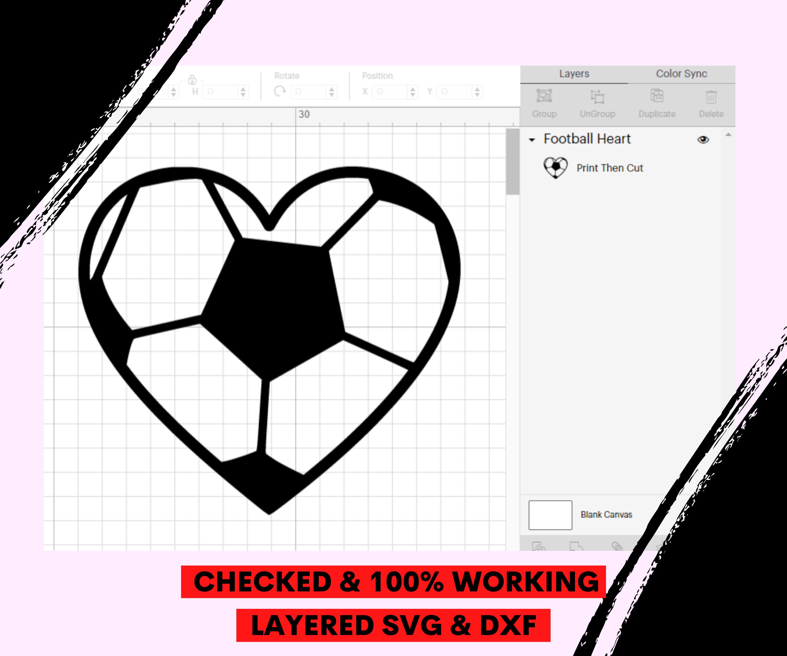 Soccer Heart Svg Soccer Lover Svg Love Football Clip Art | Etsy