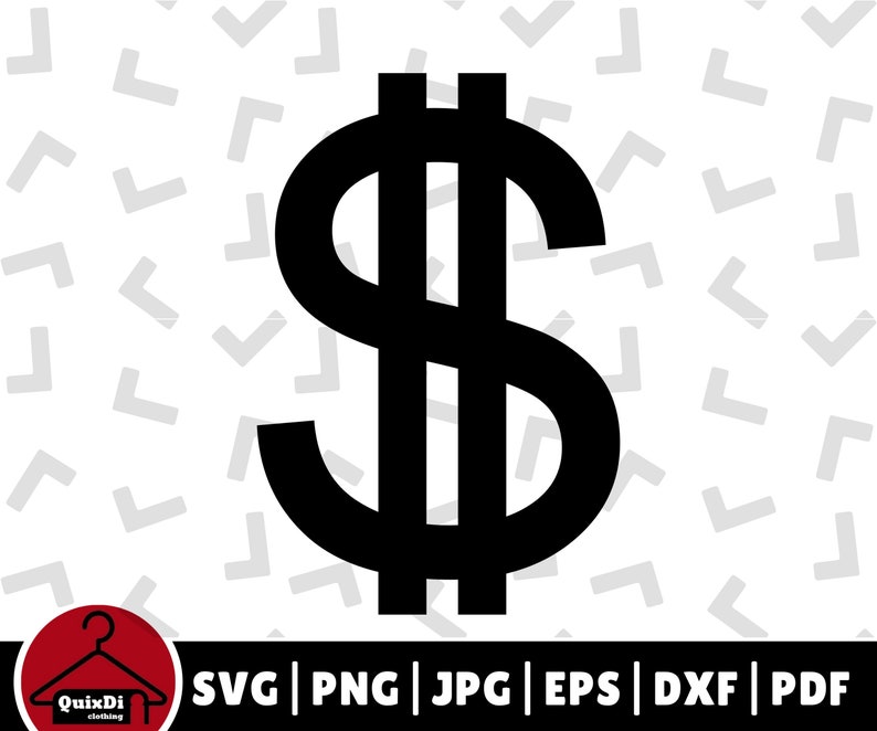 Dollar Sign Svg Dollar Symbol Clip Art USD Cut File - Etsy