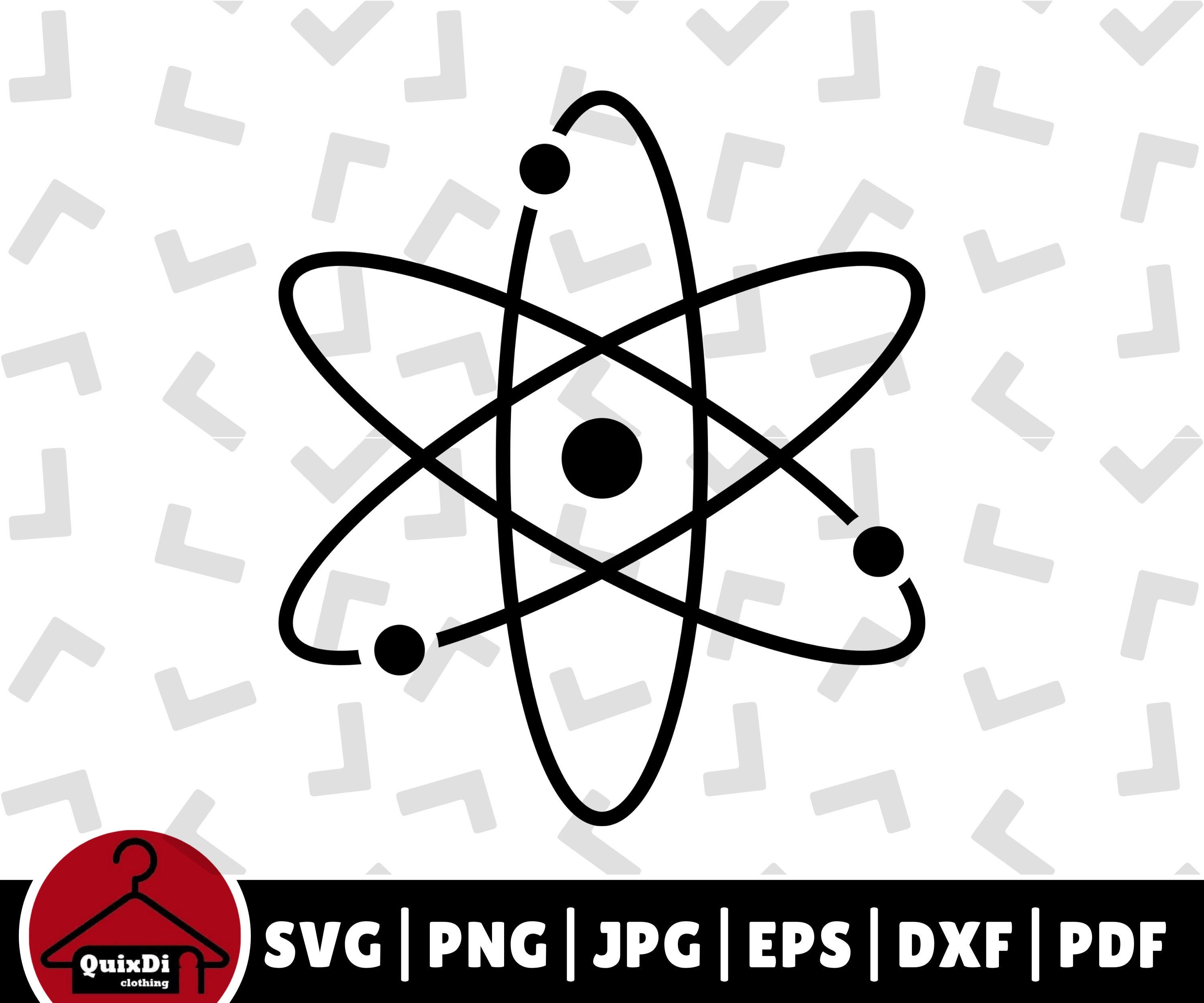 Atom Svg Vector File Science Atom Clip Art Chemistry PNG Science Clip ...