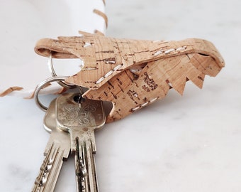 Leather Dragon Keychain - Etsy