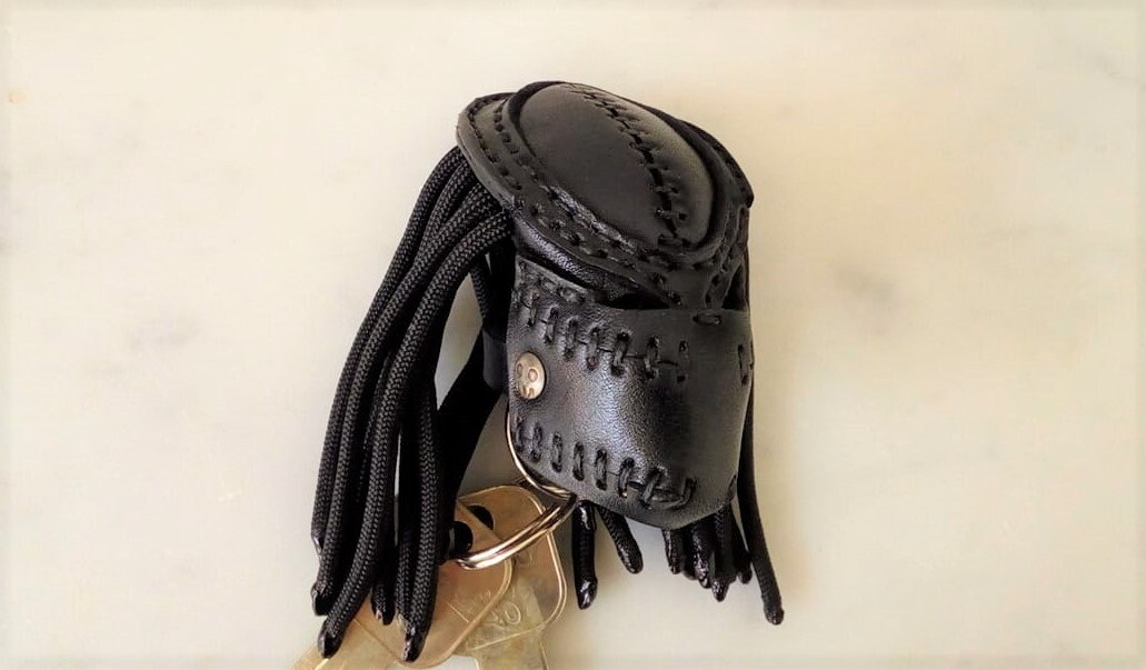 Predator leather keychain Alien VS Predator movie themed | Etsy