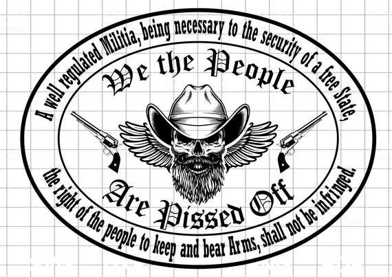 Second Amendment Skull Eagle SVG 2nd Amendment Graphic 2A - Etsy