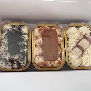 Box of 6 Cakes, Postal Treats/desserts. Baked Goods, Cake Sample Box ...