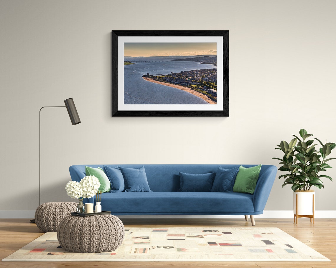 Broughty Ferry Aerial, Dundee, Scotland - A3, A2 or A1 Scottish Fine ...