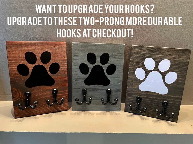 Personalized Wooden Dog Leash Holder Sign for Pet Parents - Etsy