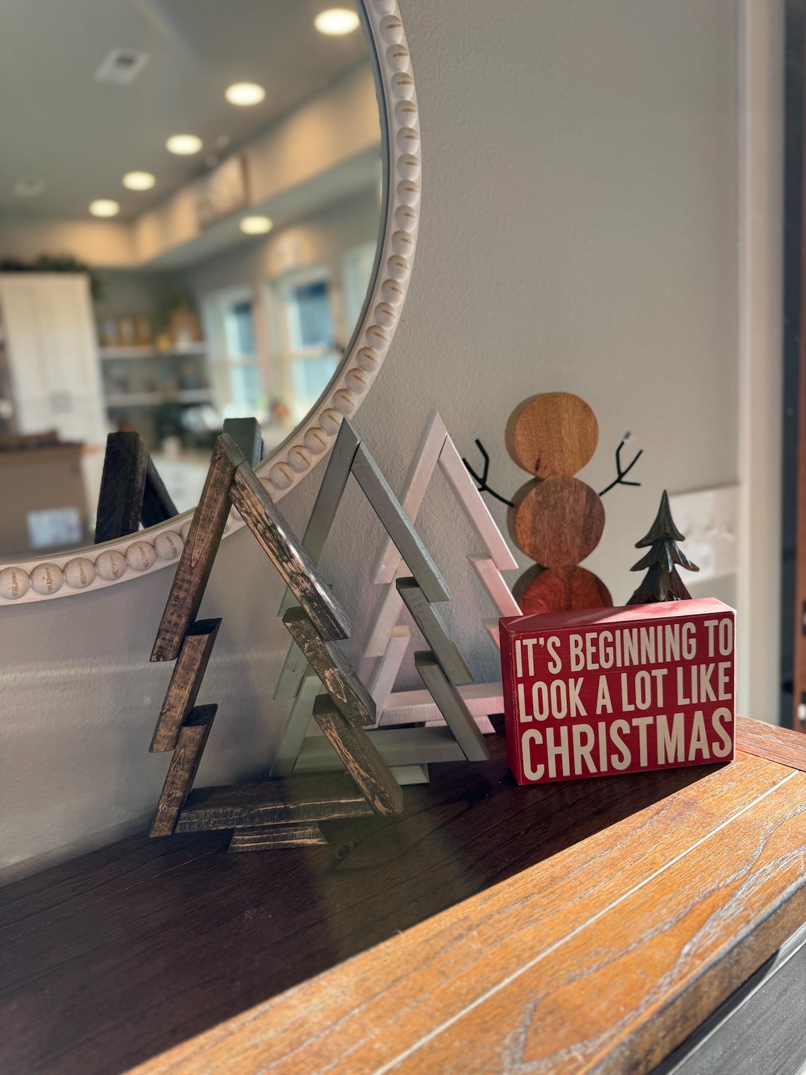 Rustic Wooden Trees, Wooden Christmas Trees, Wooden Light up Trees ...