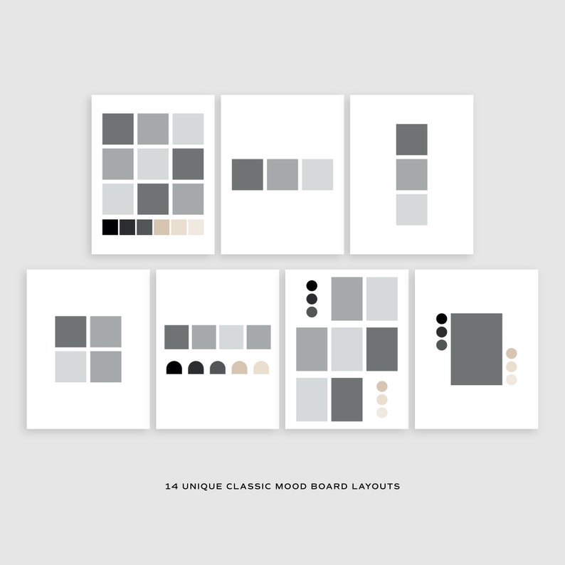 Florence - Classic Mood Board Templates - Etsy