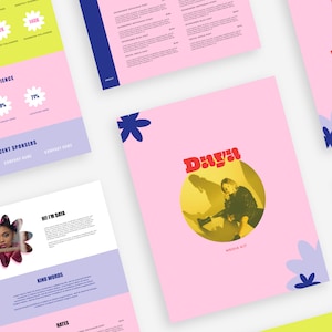DAYA Media Kit Template | Adobe XD | PDF | Print Design Template ...