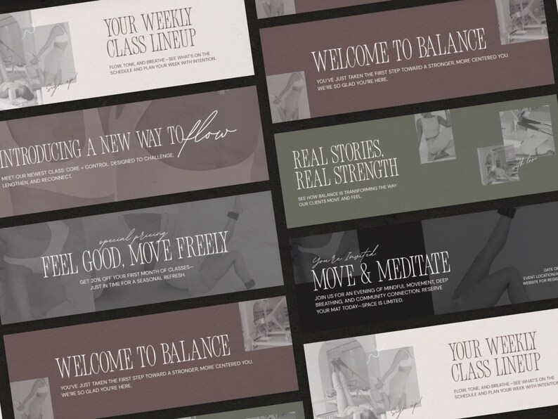 Balance Email Header Templates – Canva Editable Email Header Graphics ...
