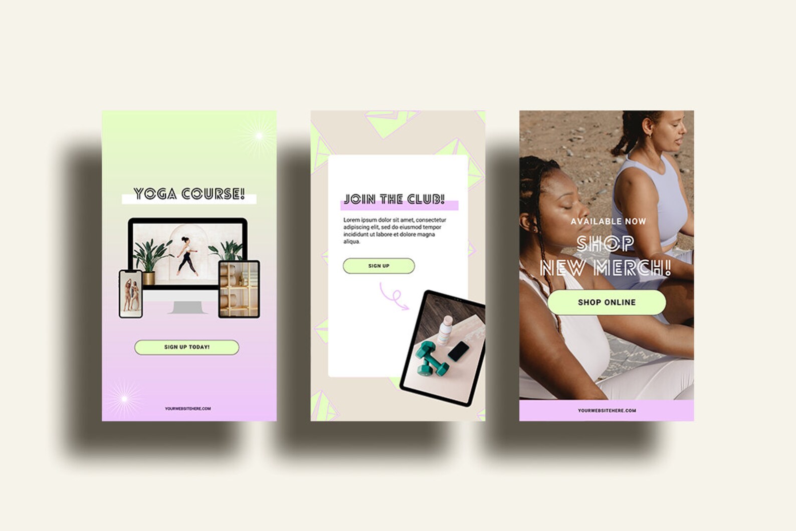 Claire - Social Media Templates | Canva Template | Vertical & Square ...