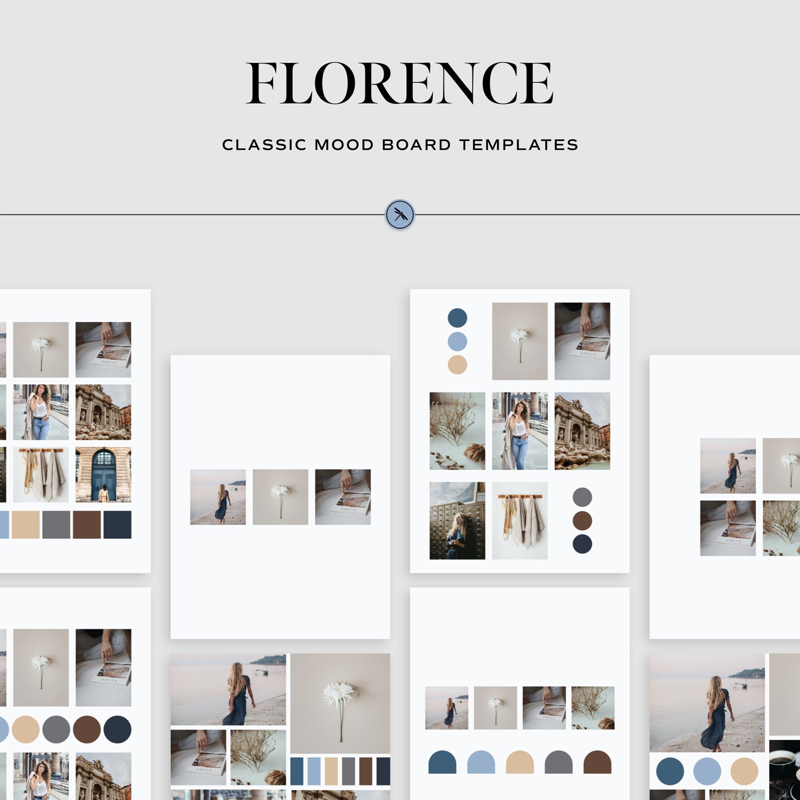 Florence - Classic Mood Board Templates - Etsy