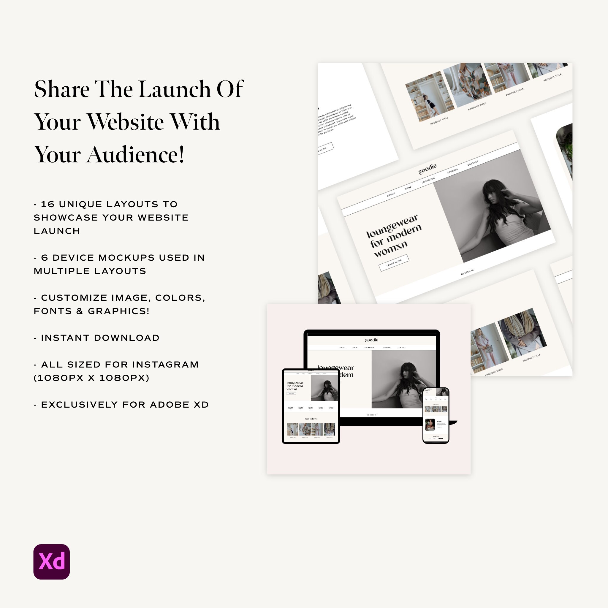 Missy - Website Launch Graphics - Etsy