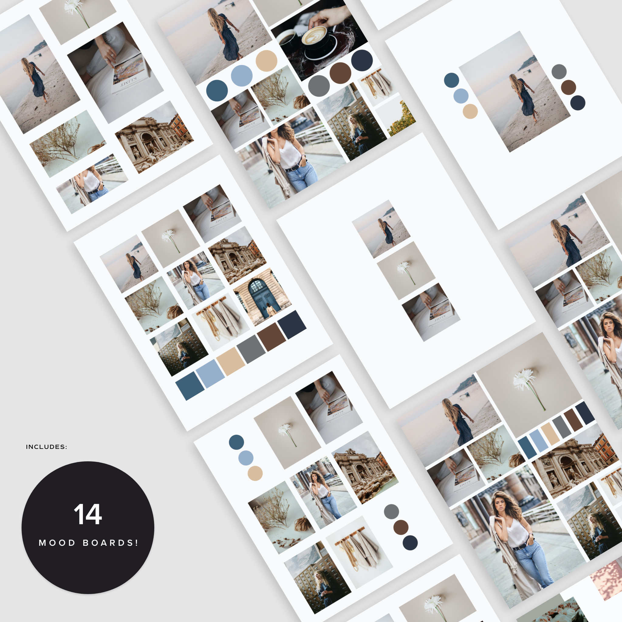 Florence - Classic Mood Board Templates - Etsy