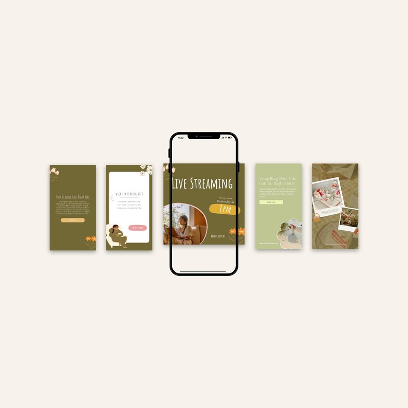 KAT Twitch Streamer Influencer Social Media Canva Templates, Instagram ...