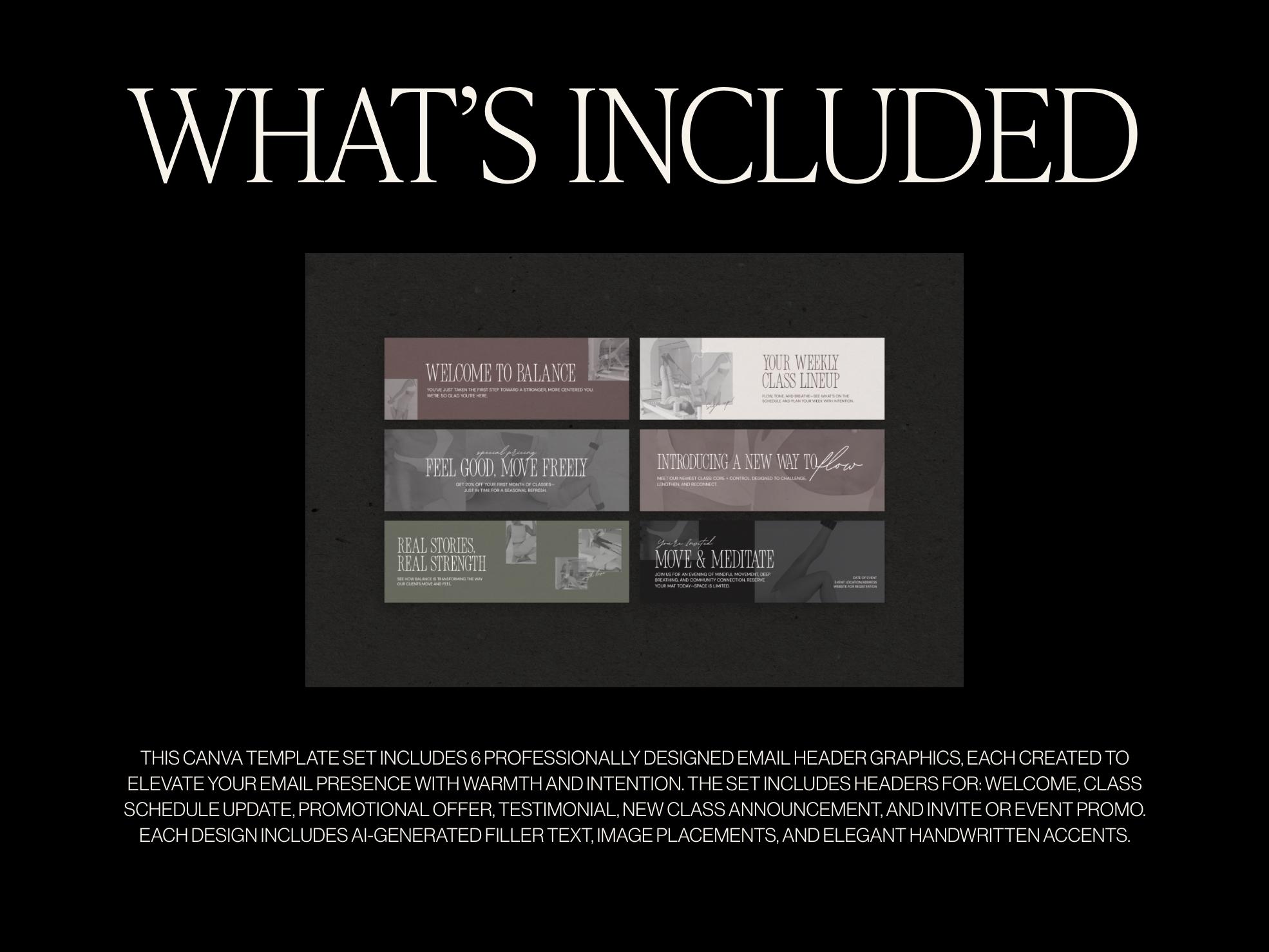 Balance Email Header Templates – Canva Editable Email Header Graphics ...