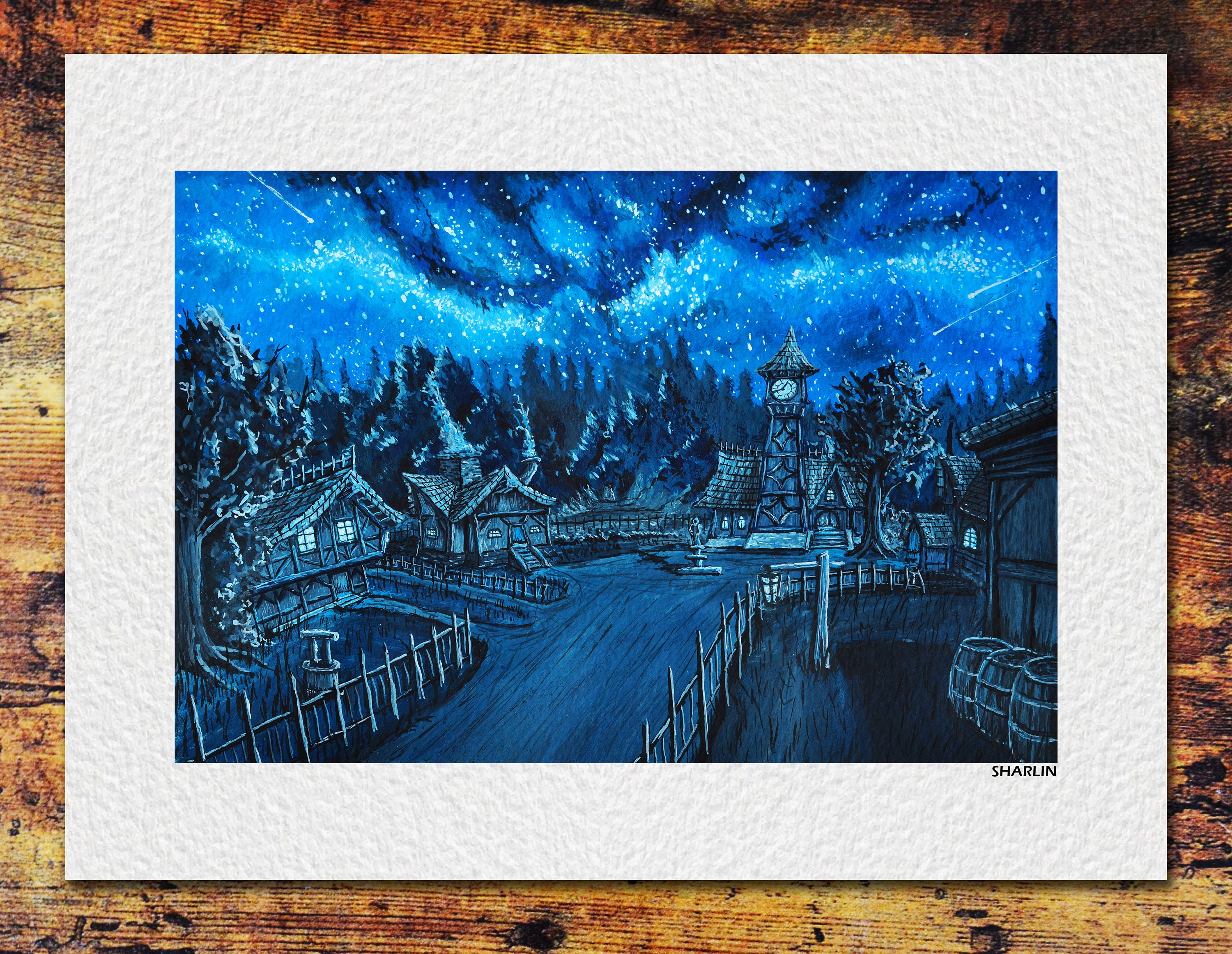 Darkshire World of Warcraft Fanart, Art Print - Etsy