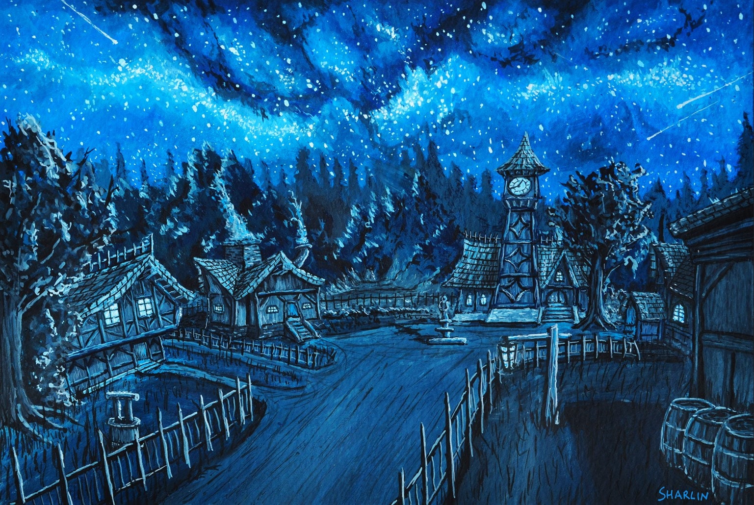 Darkshire World of Warcraft Fanart, Art Print - Etsy